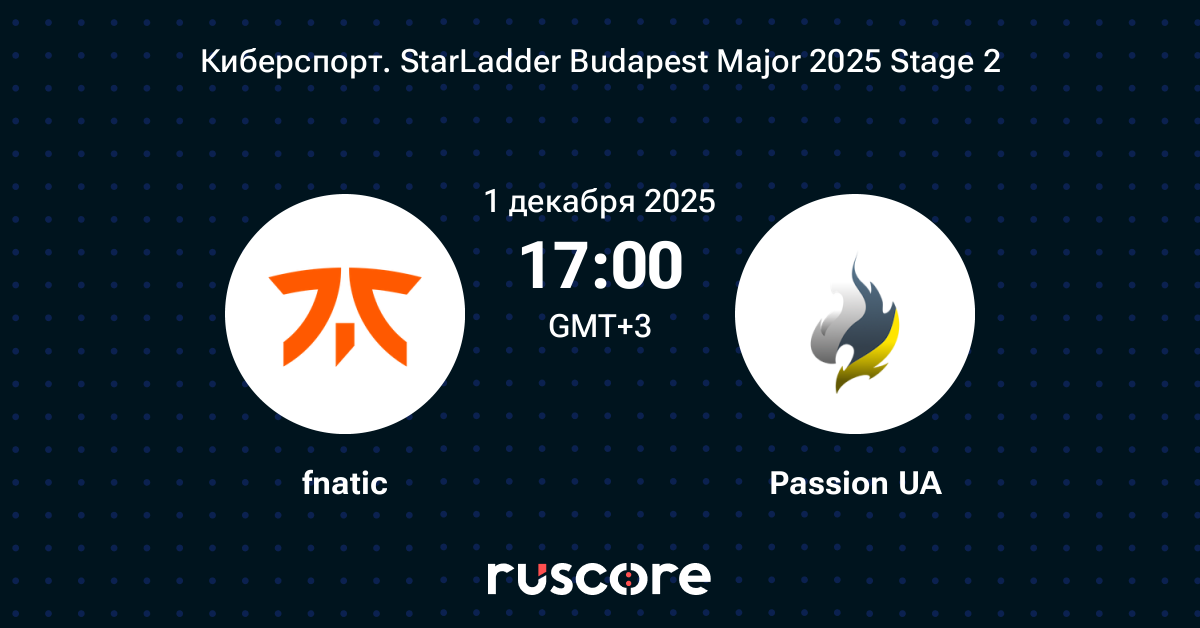 fnatic - Passion UA: 01-12-2025